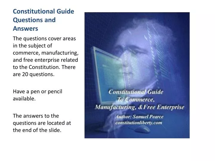 PPT - Constitutional Guide Questions and Answers PowerPoint ...