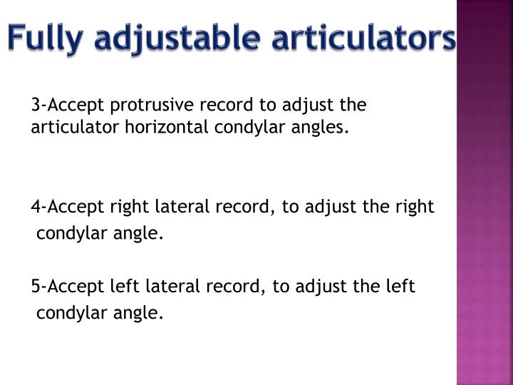 PPT - Class III Semi-adjustable condylar path articulators PowerPoint ...