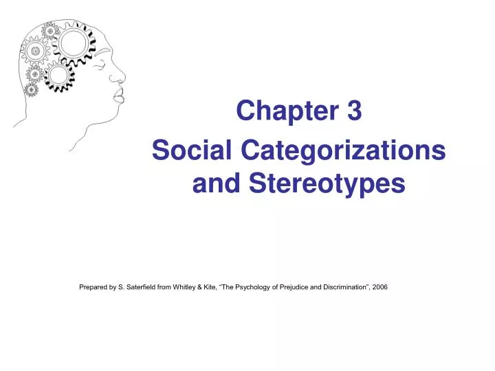 PPT - Chapter 3 Social Categorizations and Stereotypes PowerPoint ...