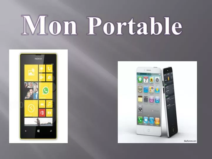 PPT - Mon Portable PowerPoint Presentation, free download - ID:4872619