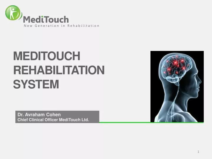 PPT - Dr. Avraham Cohen Chief Clinical Officer MediTouch Ltd ...