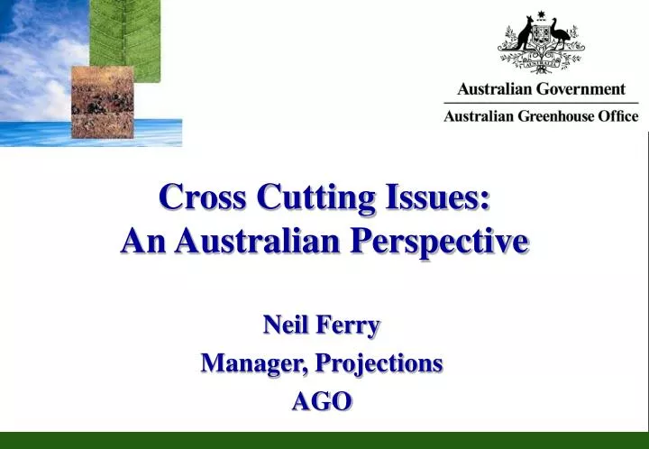 PPT - Cross Cutting Issues: An Australian Perspective PowerPoint ...