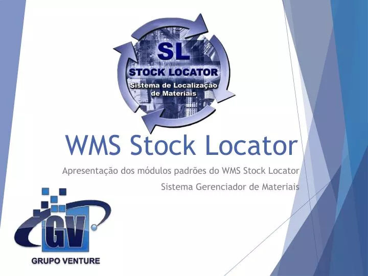 PPT - WMS Stock Locator PowerPoint Presentation, free download - ID:4873631