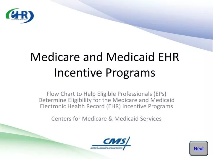 PPT - Medicare and Medicaid EHR Incentive Programs PowerPoint ...