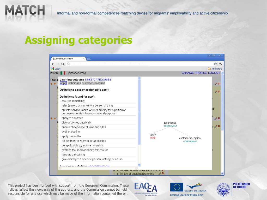 PPT - Enhancing End-User Experience in LO-MATCH through Semantic ...