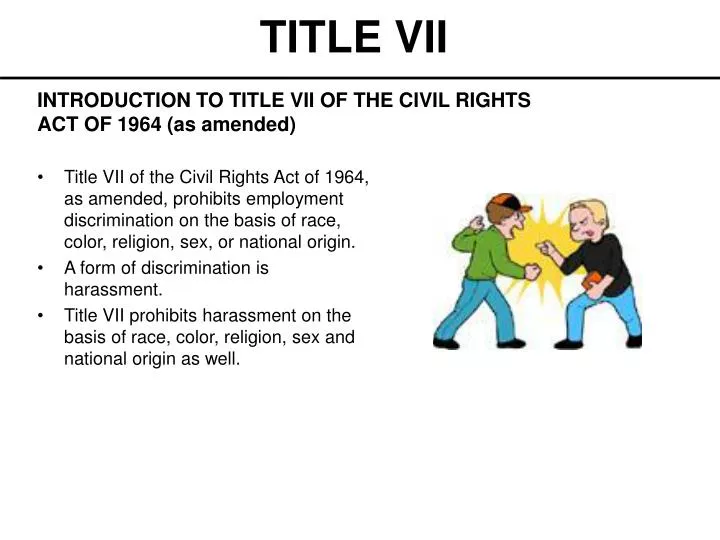 Ppt Title Vii Powerpoint Presentation Free Download Id 4876032