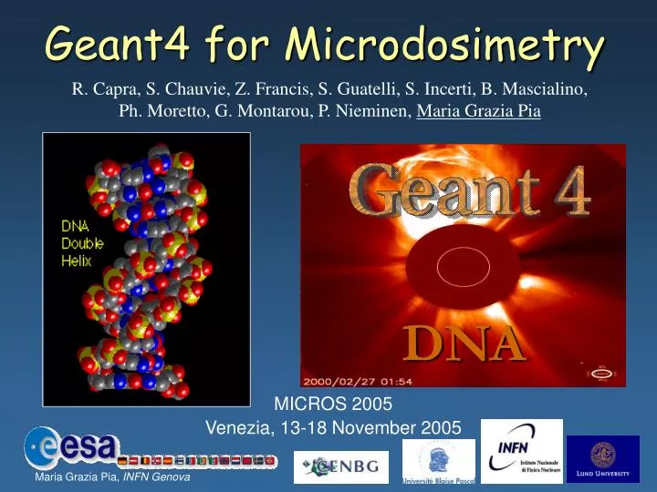 PPT - Geant4 for Microdosimetry PowerPoint Presentation, free download ...