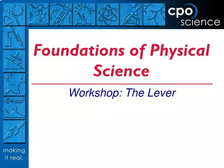 PPT - Foundations of Physical Science PowerPoint Presentation, free ...