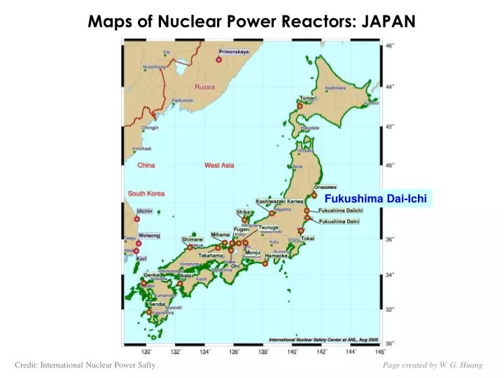 PPT - Maps of Nuclear Power Reactors: JAPAN PowerPoint Presentation ...