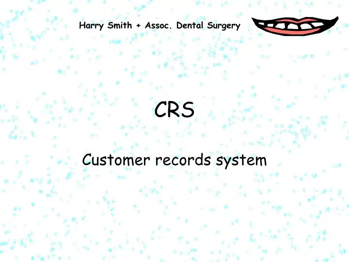 PPT - CRS PowerPoint Presentation, free download - ID:4879040