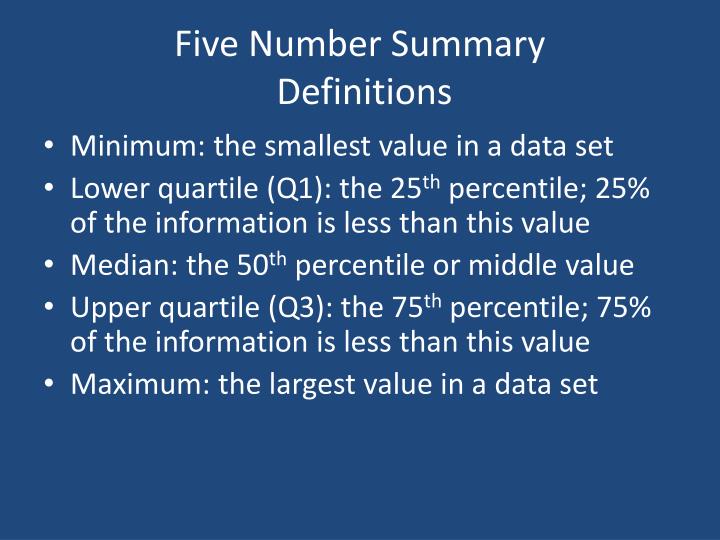 PPT - Five Number Summary and Box Plots PowerPoint Presentation - ID ... PPT - Five Number Summary and Box Plots PowerPoint Presentation - ID ...