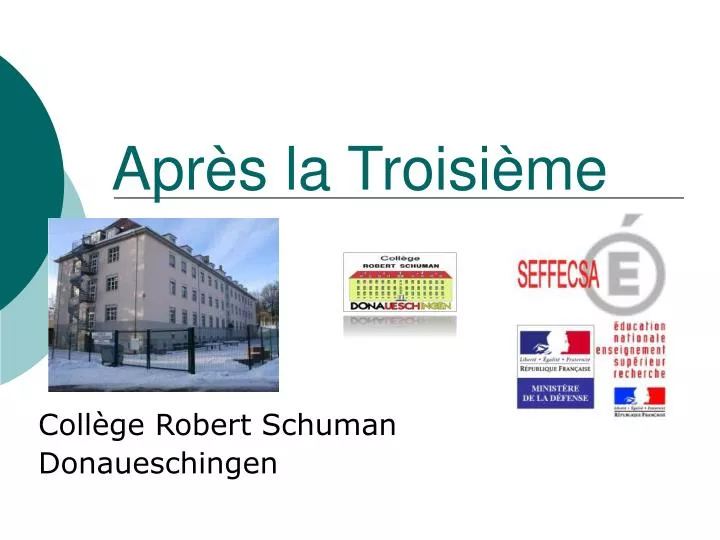 PPT - Après la Troisième PowerPoint Presentation, free download - ID ...