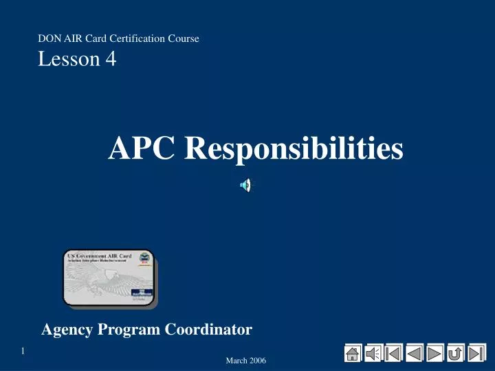 PPT - APC Responsibilities PowerPoint Presentation, free download - ID ...