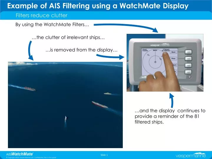 PPT - Example of AIS Filtering using a WatchMate Display PowerPoint ...