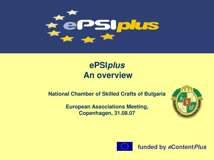 PPT - ePSI plus An overview PowerPoint Presentation, free download - ID ...