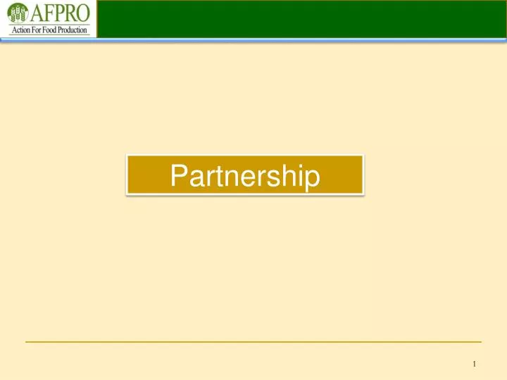PPT - Partnership PowerPoint Presentation, free download - ID:4881956