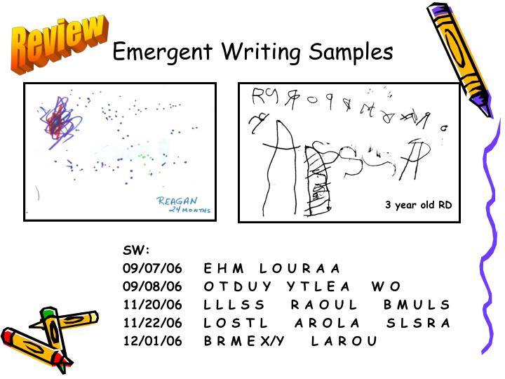 Examples Of Emergent Writing Examples Of Emergent Writing
