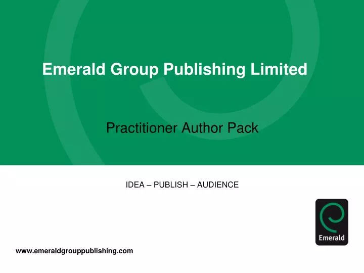 PPT - Emerald Group Publishing Limited PowerPoint Presentation, free ...