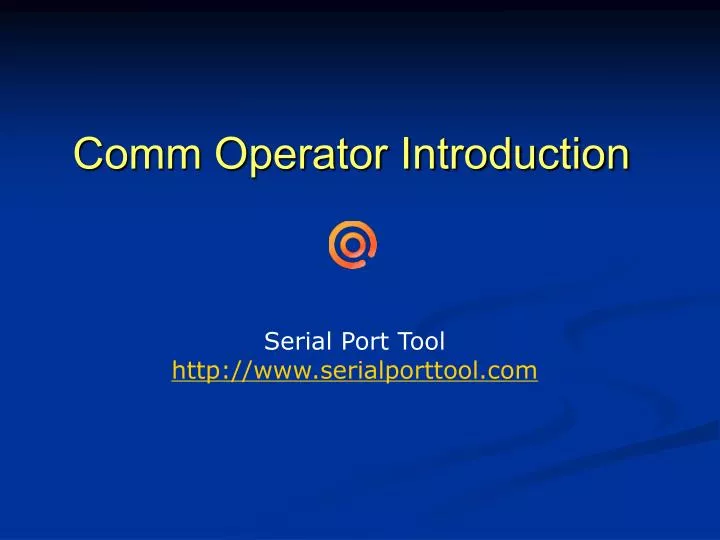 PPT - Comm Operator Introduction PowerPoint Presentation, free download ...