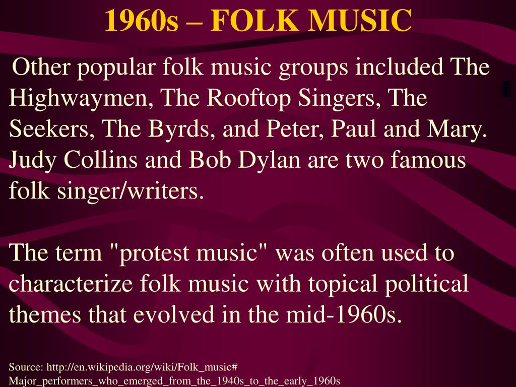 PPT - 20 th Century American Music The 1960’s PowerPoint Presentation ...