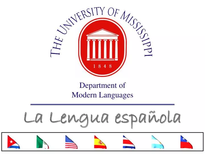 PPT - Department of Modern Languages PowerPoint Presentation, free ...