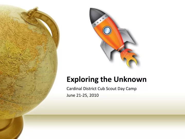 PPT - Exploring the Unknown PowerPoint Presentation, free download - ID ...