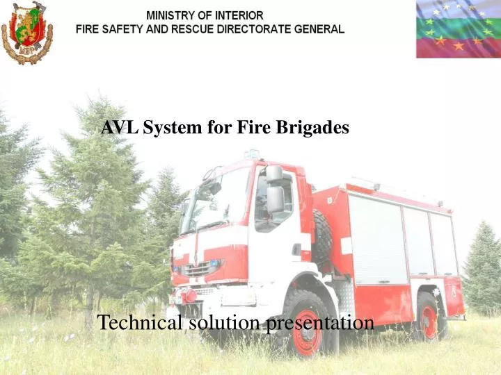 PPT - AVL System for Fire Brigades PowerPoint Presentation, free ...