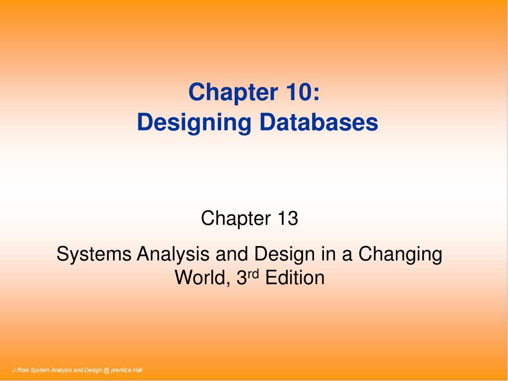 PPT - Chapter 10: Designing Databases PowerPoint Presentation, free ...