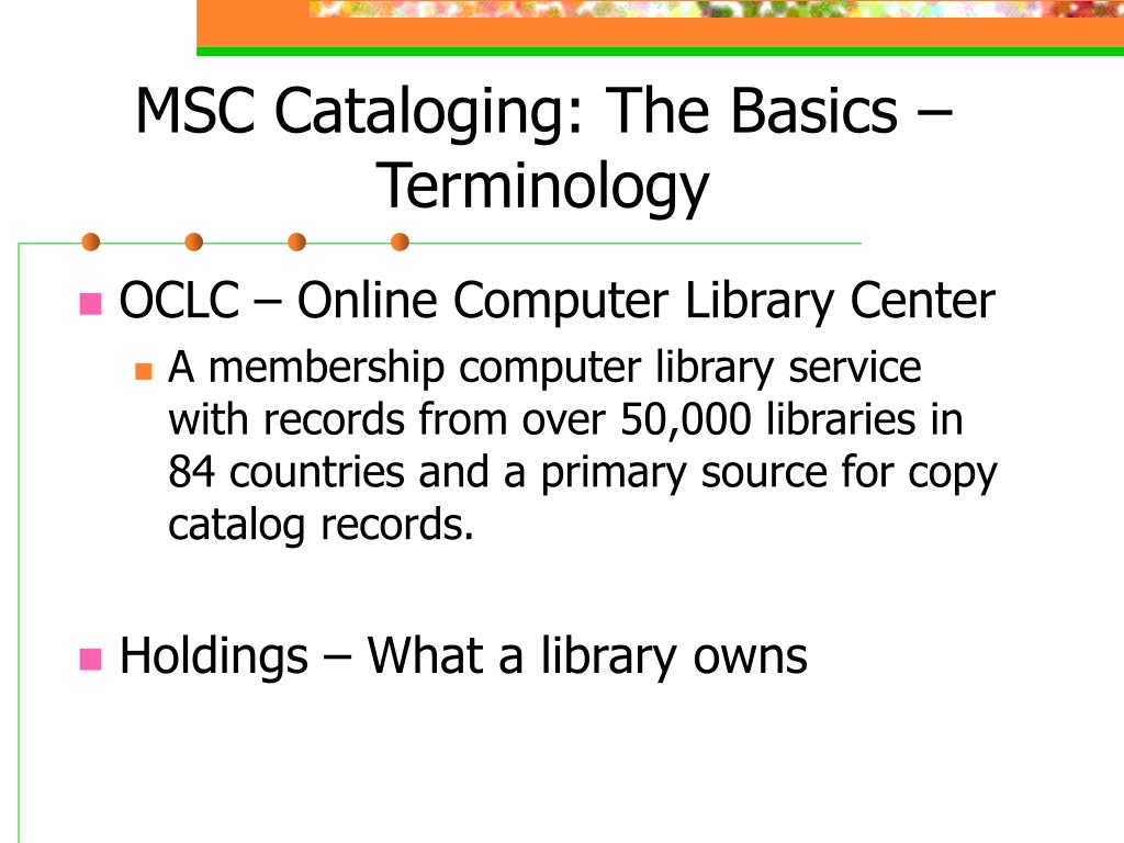 PPT - Sirsi Workflows Cataloging Module for the Java Client PowerPoint ...
