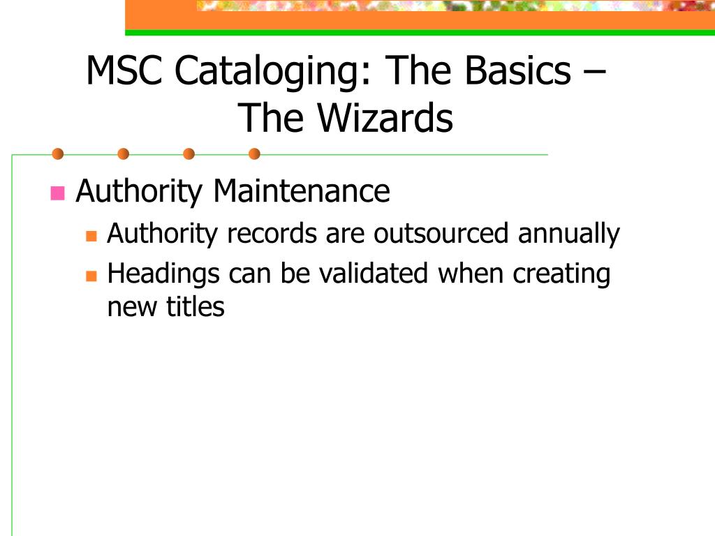PPT - Sirsi Workflows Cataloging Module for the Java Client PowerPoint ...
