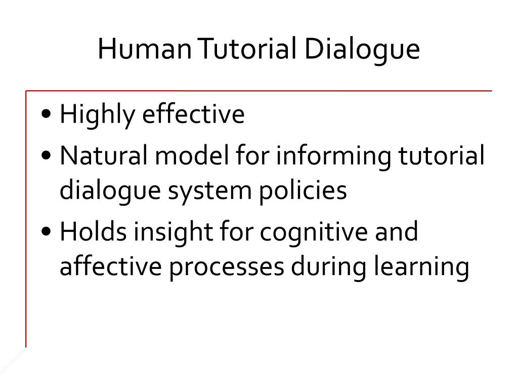Ppt Inferring Tutorial Dialogue Structure With Hidden Markov Modeling Powerpoint Presentation