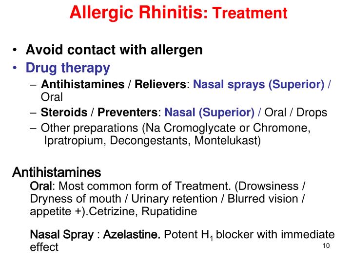 PPT - Advanced Pharmacology-I (PHR5001) Lecture 10: Anti-Allergy Drugs ...