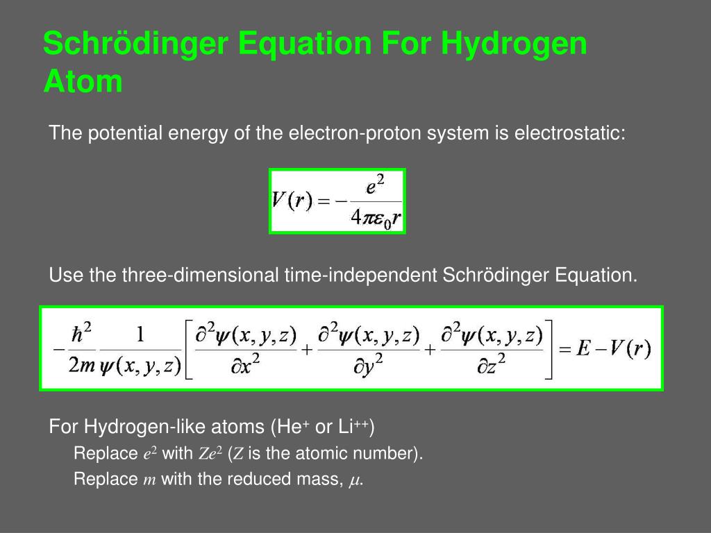 PPT - 8.1 Spherical Coordinates 8.2 Schrödinger's Equation in Spherical ... PPT - 8.1 Spherical Coordinates 8.2 Schrödinger's Equation in Spherical ...