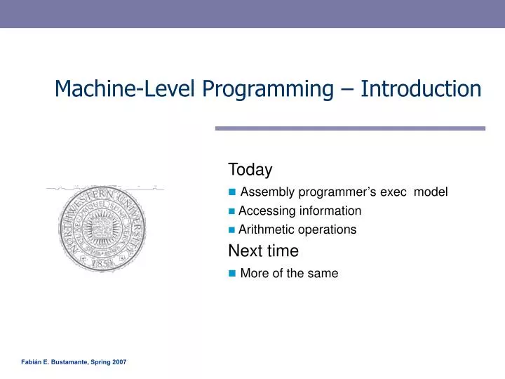 Ppt Machine Level Programming Introduction Powerpoint Presentation