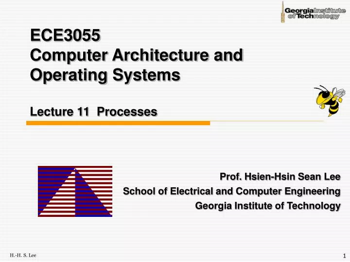 PPT - ECE3055 Computer Architecture and Operating Systems Lecture 11 ...