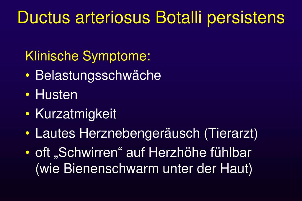 PPT - Persistierender Ductus arteriosus (PDA) Und der PON im Speziellen ...