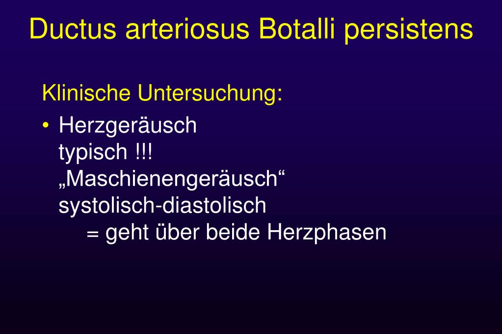 PPT - Persistierender Ductus arteriosus (PDA) Und der PON im Speziellen ...