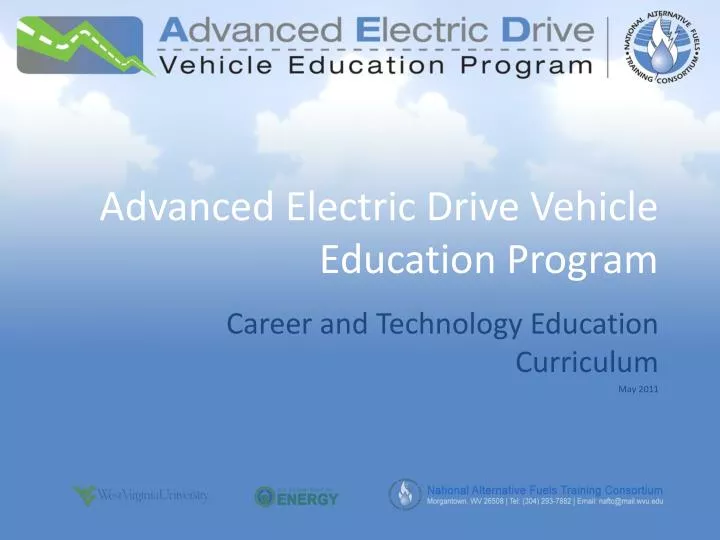 PPT - Advanced Electric Drive Vehicle Education Program PowerPoint ...
