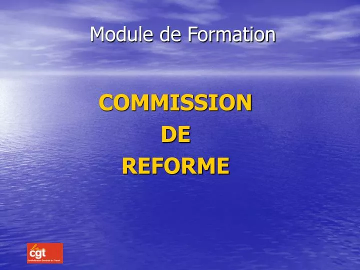 PPT - Module de Formation PowerPoint Presentation, free download - ID ...