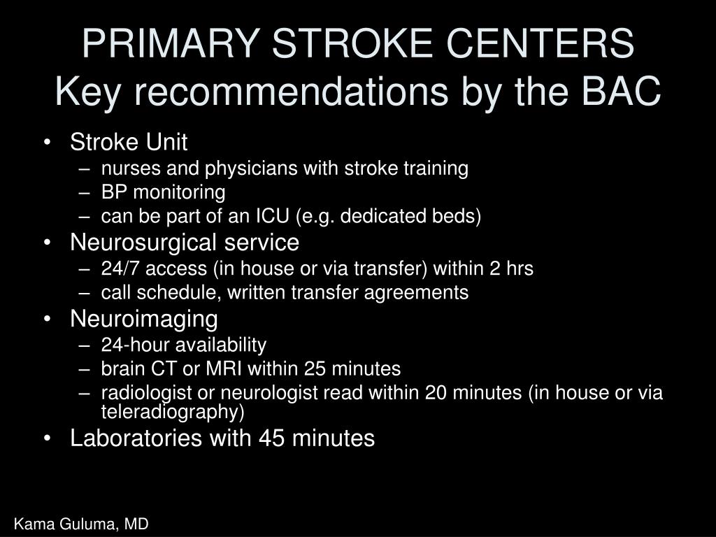 Ppt Stroke Systems And Stroke Scales In The Management Of Acute