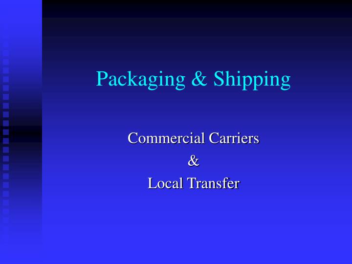 PPT - Safe Handling, Packaging & Shipping of Infectious Substances ...