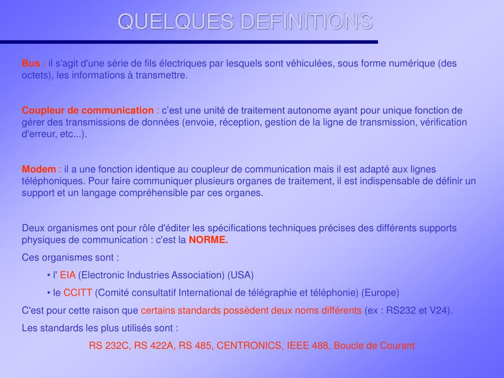 Ppt La Transmission De Donnees Powerpoint Presentation Free Download