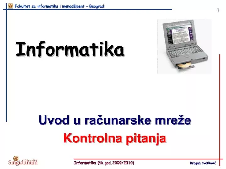 PPT - Informatika PowerPoint Presentation, free download - ID:4898863