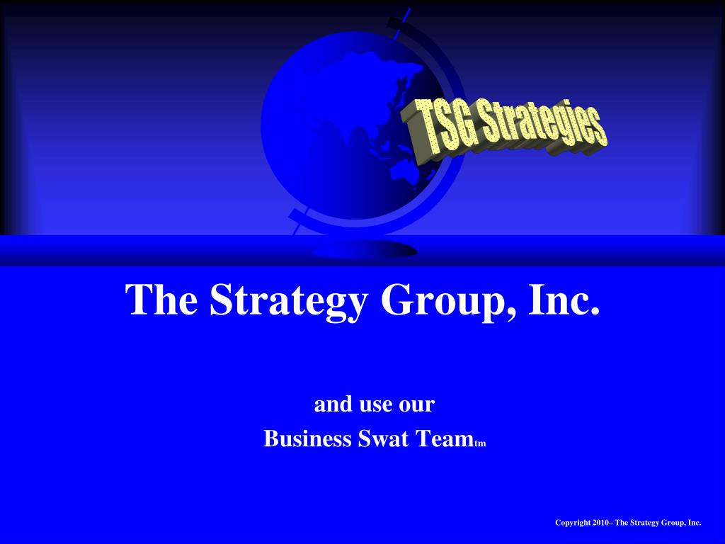 PPT - Expert Business Advice & Strategy Solutions | TSG Strategies ...