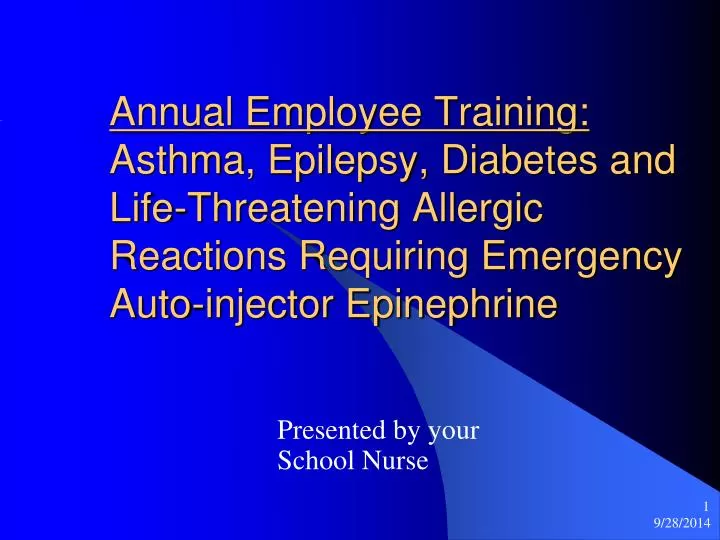 PPT - Presented by your School Nurse PowerPoint Presentation, free ...