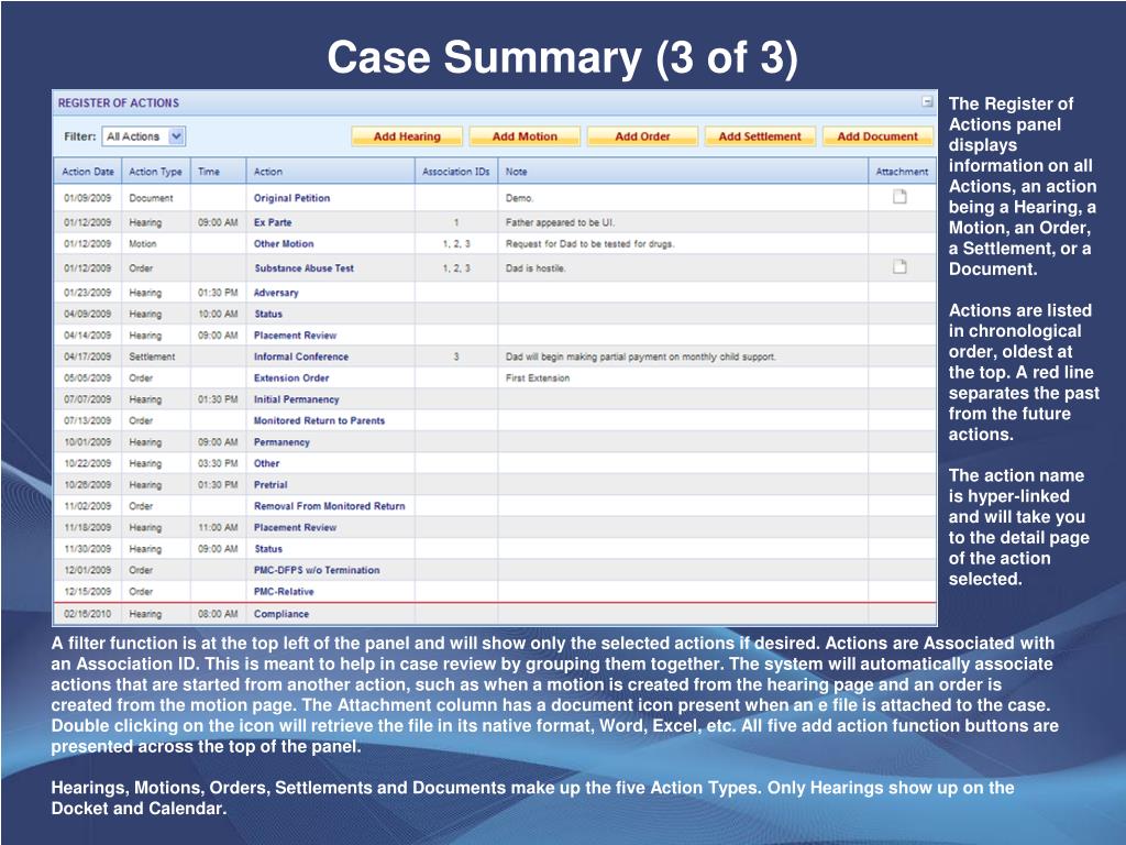 PPT - Texas Office of Court Administration (OCA) Child Protection Case Management System (CPCMS ...