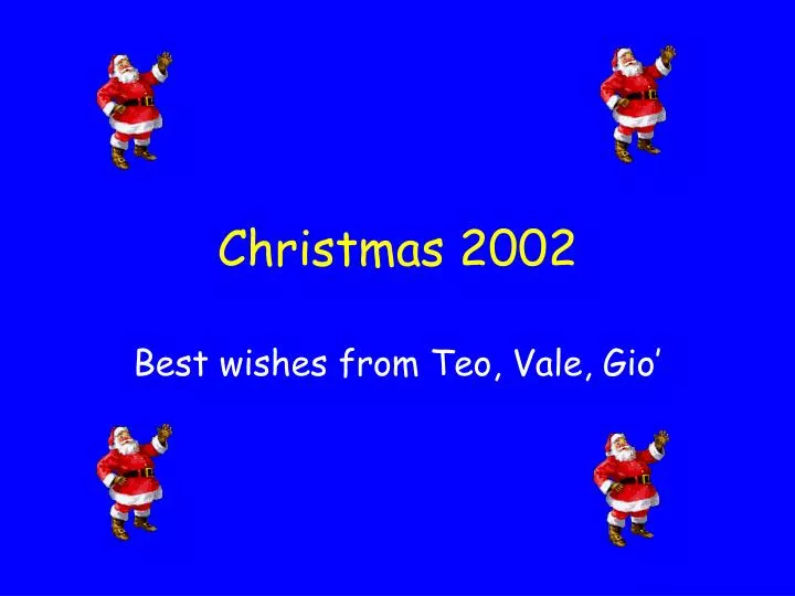 PPT - Christmas 2002 PowerPoint Presentation, free download - ID:4900170