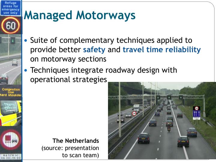 PPT - Freeway Geometric Design for Active Traffic Management in Europe ...