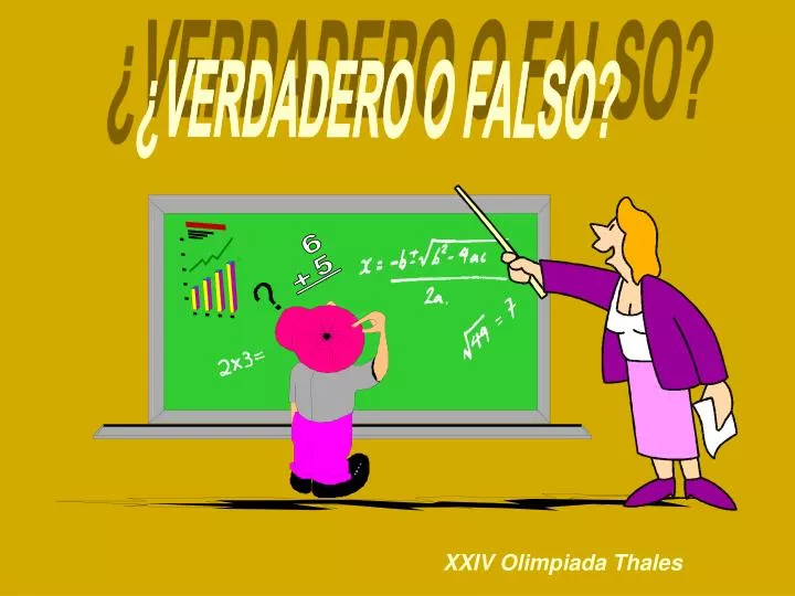 PPT - ¿VERDADERO O FALSO? PowerPoint Presentation, free download - ID ...