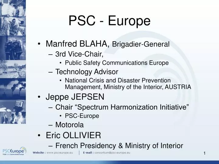 PPT - PSC - Europe PowerPoint Presentation, free download - ID:4901987
